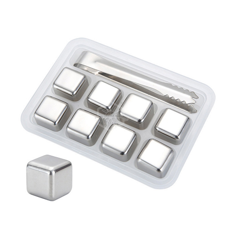 Stainless Steel Ice Cubes Phase Change Material Encapsulated Chilling ...
